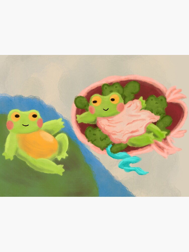 "Creation of Frog Adam" Sticker for Sale by Sage8 | Redbubble