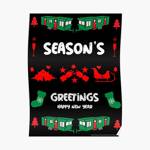 "Seasons Greetings Static Caravan Gifts | Static Caravan Ugly Xmas ...