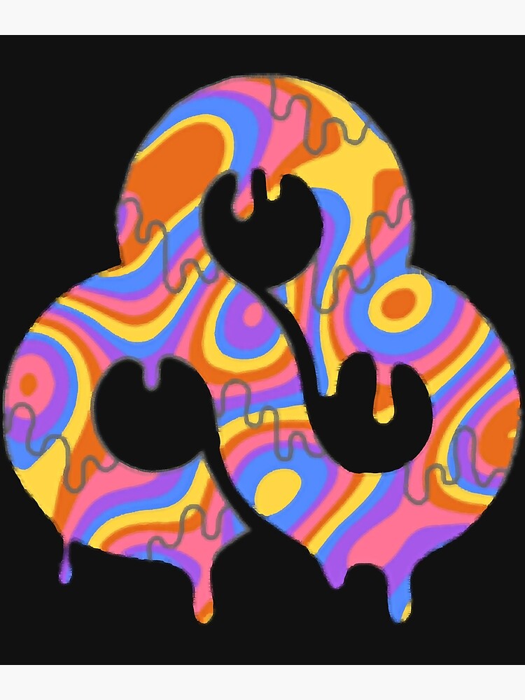 "Bonnaroo Rainbow Drip Logo" Poster for Sale by NotewothyGarm | Redbubble