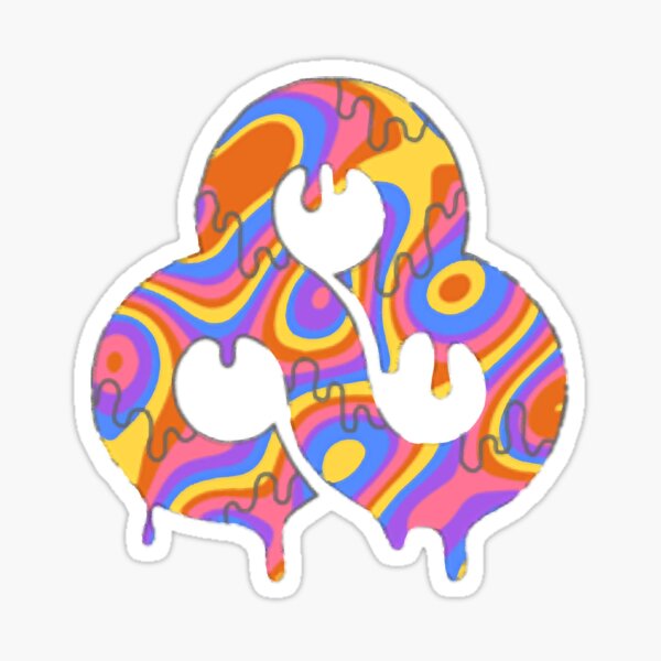 "Bonnaroo Rainbow Drip Logo" Sticker for Sale by NotewothyGarm | Redbubble