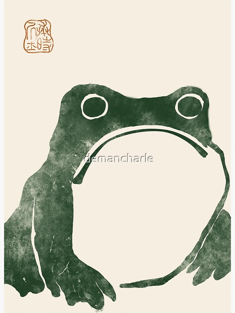 "Japanese Frog Matsumoto Hoji Toad Poster" Poster for Sale by ...