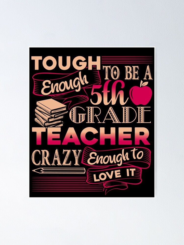 Póster «Maestra de 5to grado - Maestra orgullosa de 5to grado» de ...