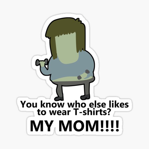 "You know who else likes to wear s - Muscle Man Regular Show " Sticker ...