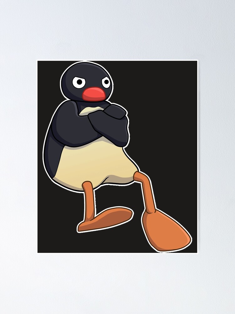 "Angry Pingu" Poster for Sale by MelanieMcferrin | Redbubble