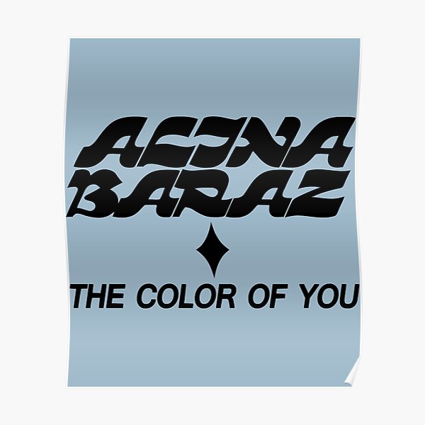 Póster «Decisión Desarrollar Pasión Música Alina Baraz Merch El color ...