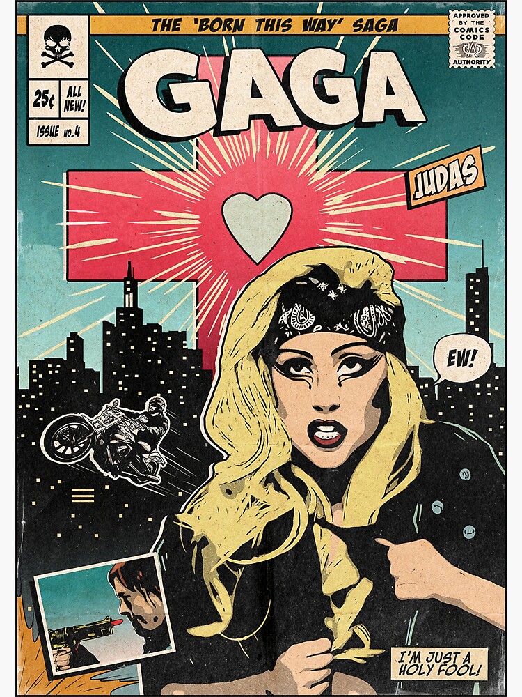 "Comic Cover Judas Tour Poster " Sticker for Sale by huluhilin | Redbubble
