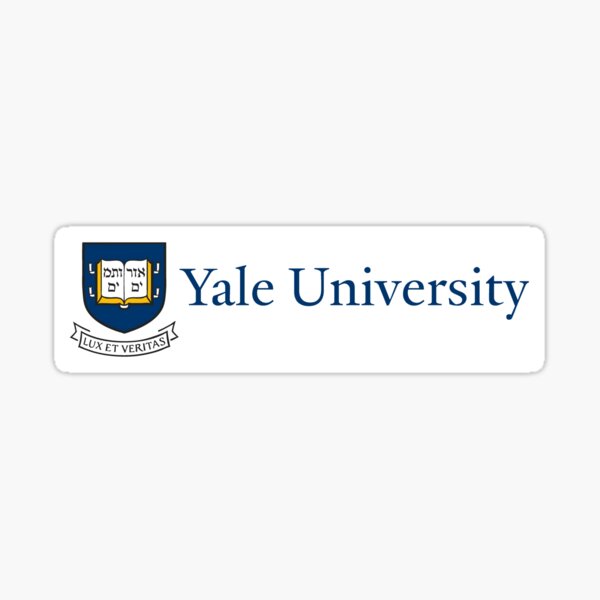 "Yale University" Sticker for Sale by BlueGrove | Redbubble
