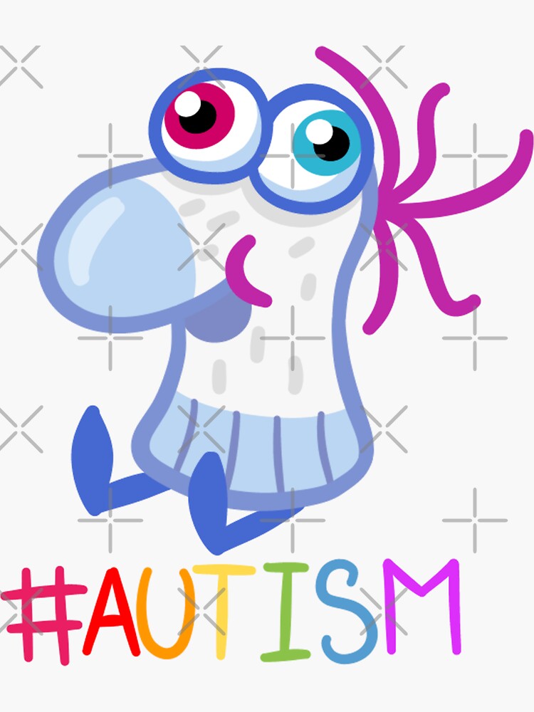 "Threddie the Autism {Moshi Monsters}" Sticker for Sale by urlocalllama ...