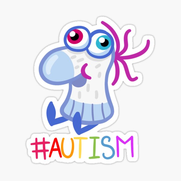 "Threddie the Autism {Moshi Monsters}" Sticker for Sale by urlocalllama ...