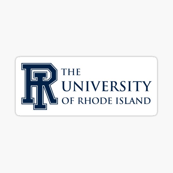 "University of Rhode Island | URI" Sticker for Sale by BlueGrove ...
