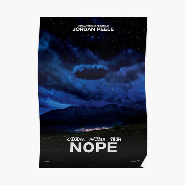 "Nope Poster 2022" Poster for Sale by queenparame | Redbubble