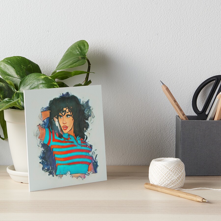 "SZA looks cute" Art Board Print for Sale by Elizapennell | Redbubble