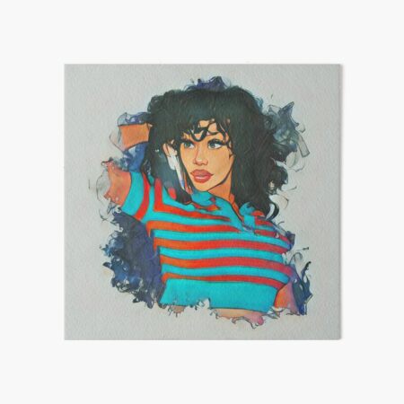 "SZA looks cute" Art Board Print for Sale by Elizapennell | Redbubble