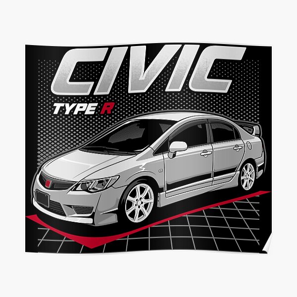 "Civic FD" Poster for Sale by haiproject | Redbubble