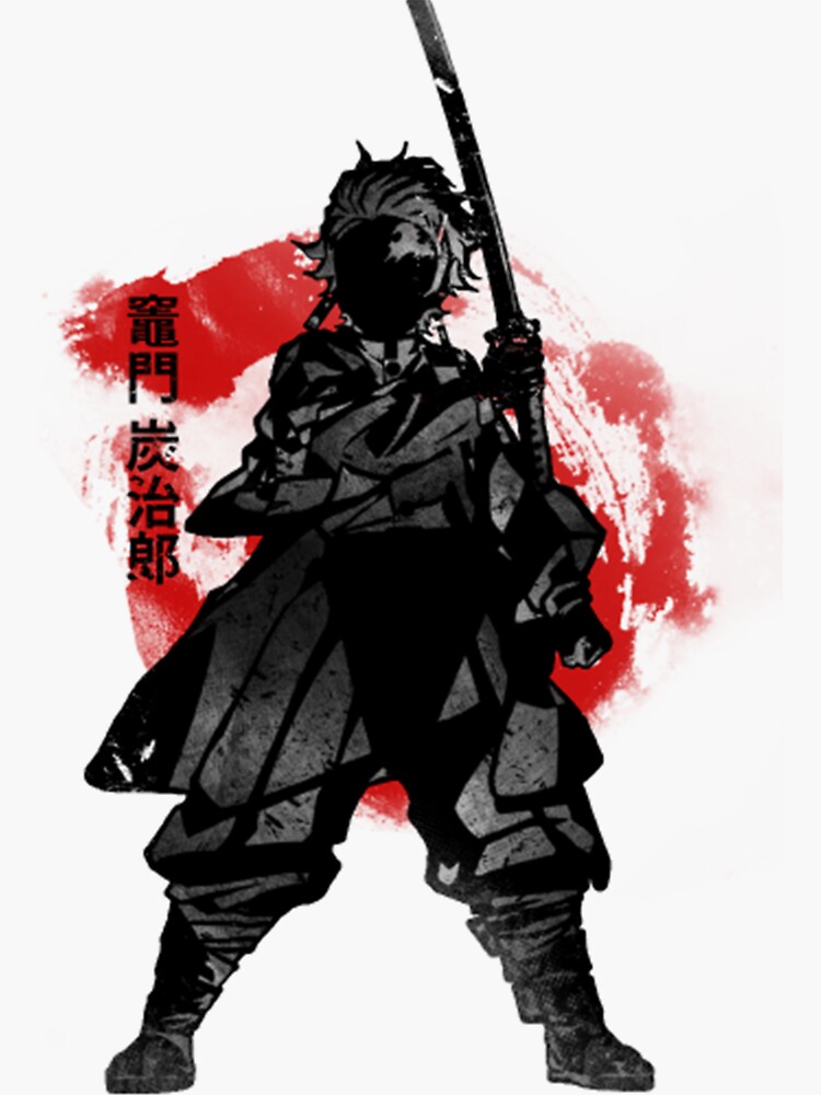 "Crimson Tanjiro DS " Sticker for Sale by Ranmacdonald | Redbubble