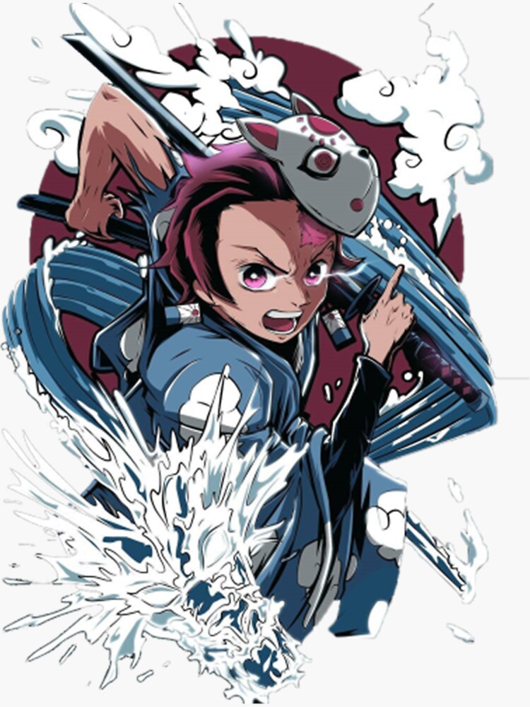 "tanjiro DS " Sticker for Sale by Ranmacdonald | Redbubble