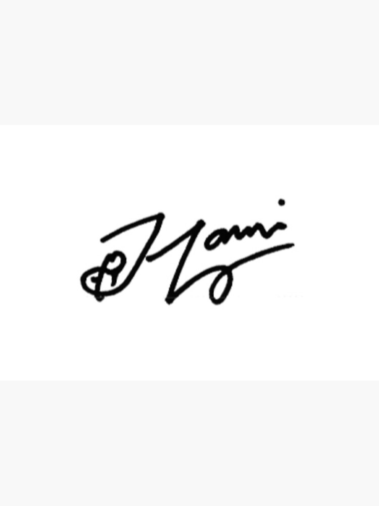"NewJeans Pham Hanni Signature 뉴진스 하니 " Sticker for Sale by ...