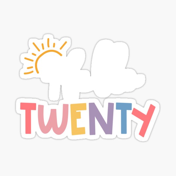 "Hello 20 Hello Twenty Born in 2002 - 20 Years Old Birthday" Sticker ...