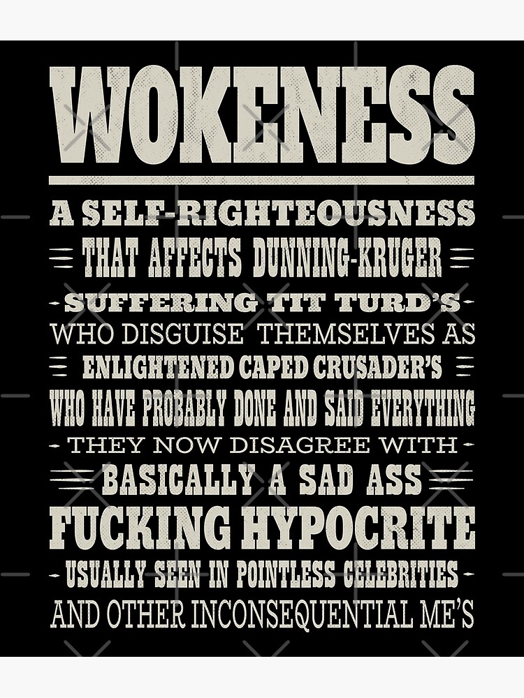 "WOKENESS - ECRU" Poster for Sale by Delapits | Redbubble