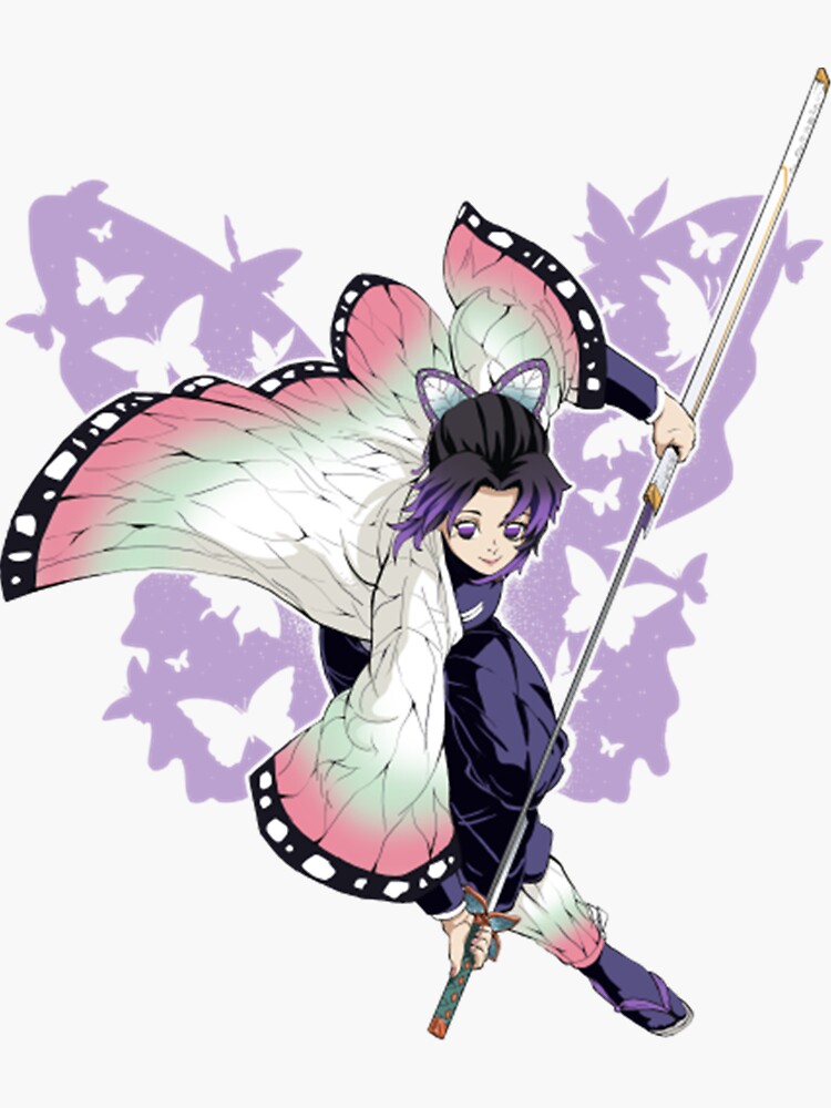 "Shinobu Kimetsu No Yaiba DS " Sticker for Sale by Ranmacdonald | Redbubble