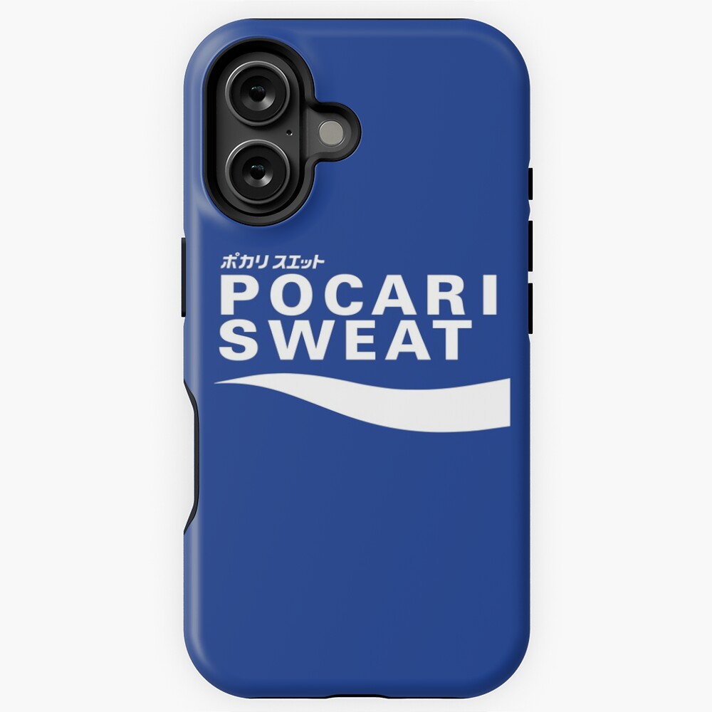 "POCARI SWEAT on blue background" Sticker for Sale by Snibel | Redbubble