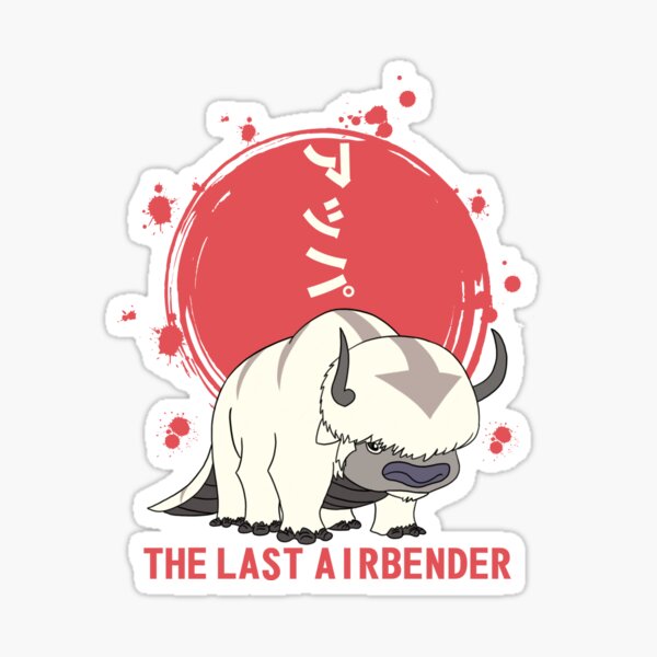 "Appa The Last Airbender" Sticker for Sale by Rhitme | Redbubble