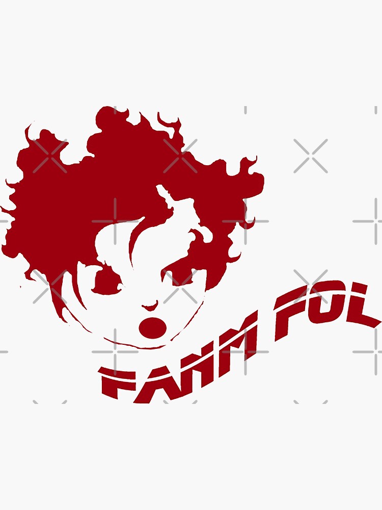 "Fanm Fol 2022 edit" Sticker for Sale by Swazmelody | Redbubble