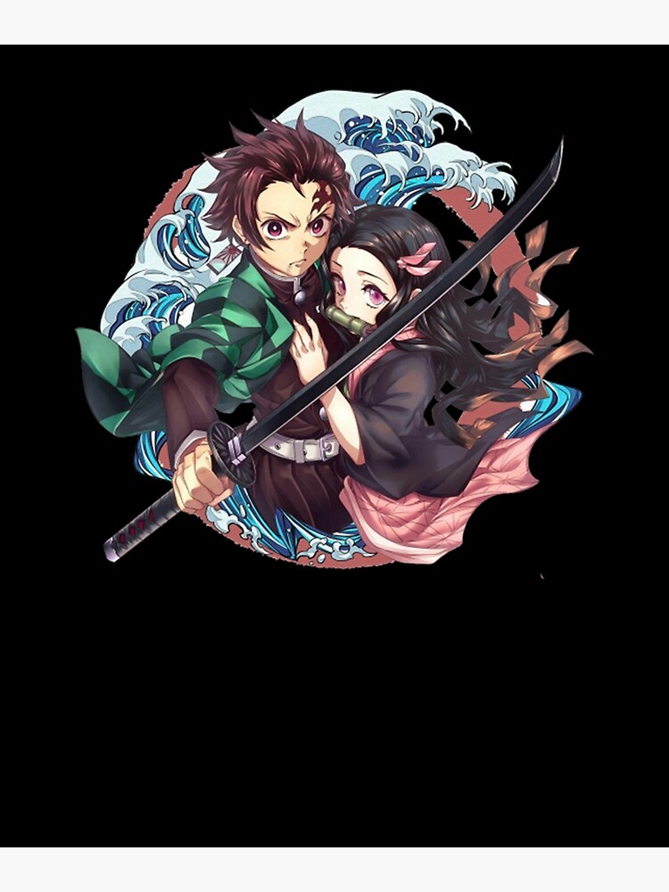 "Classic DS Dark Fantasy Anime Tanjiro Nezuko DS " Poster for Sale by ...