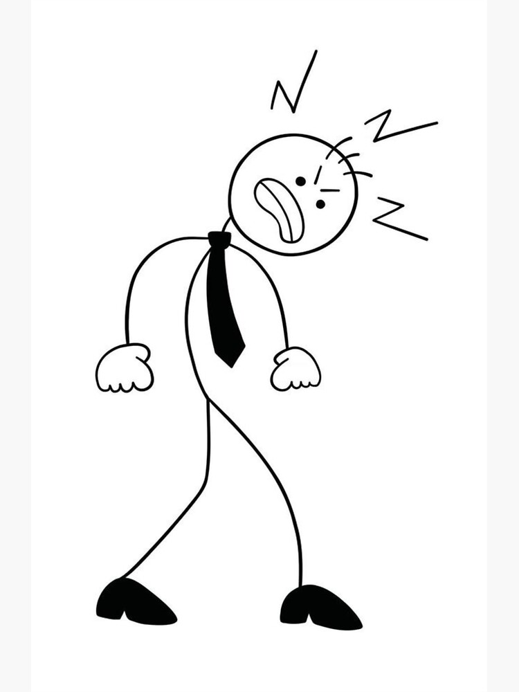 "stickman" Sticker for Sale by malta-bella | Redbubble
