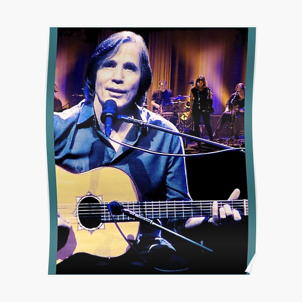 "RUDI Jackson mic Browne " Poster for Sale by Rocksa | Redbubble