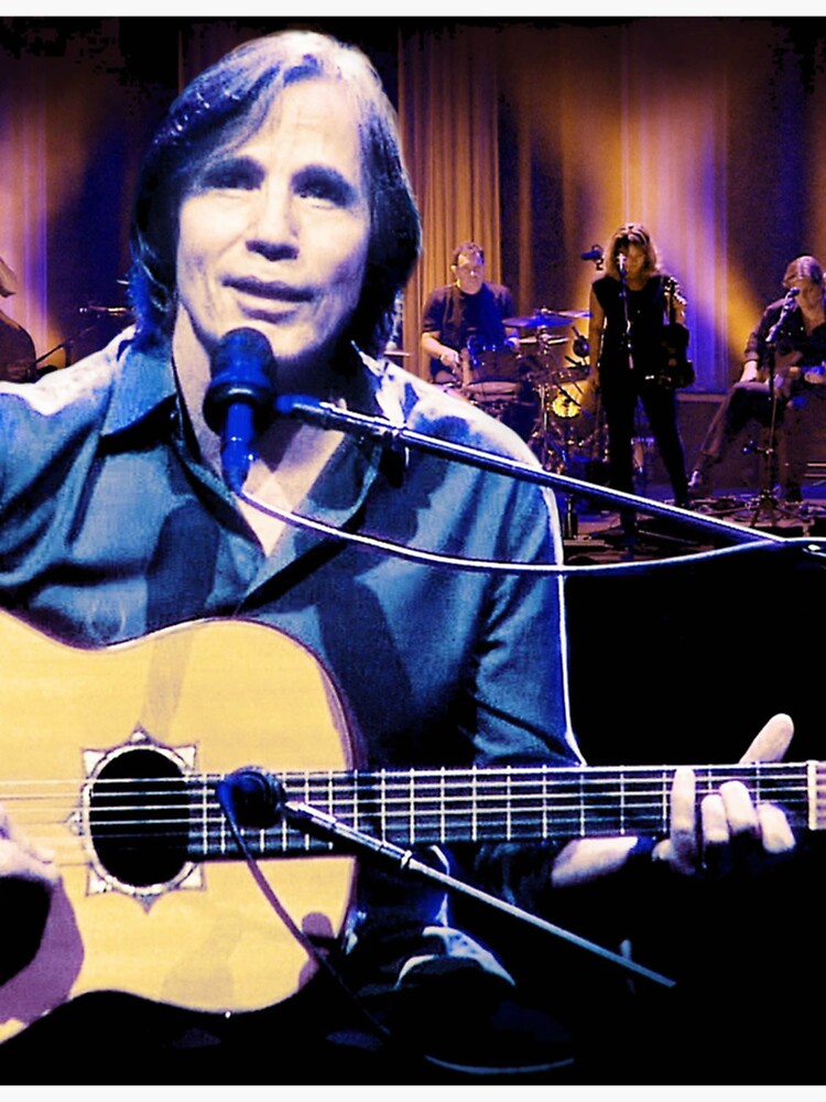 "RUDI Jackson mic Browne " Sticker for Sale by Rocksa | Redbubble