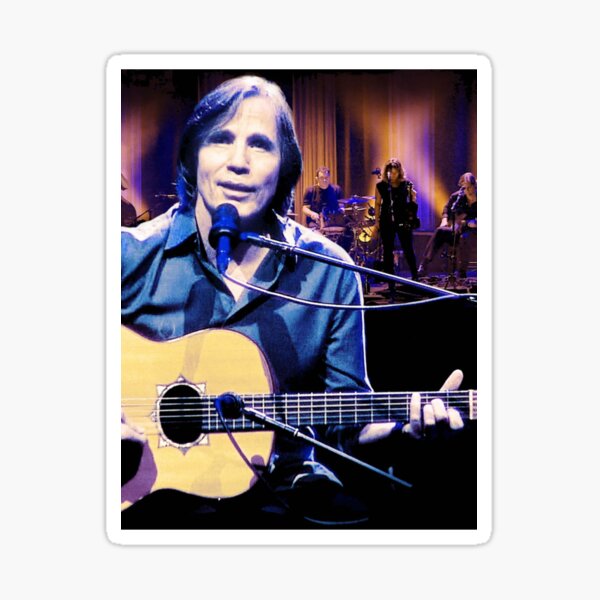"RUDI Jackson mic Browne " Sticker for Sale by Rocksa | Redbubble