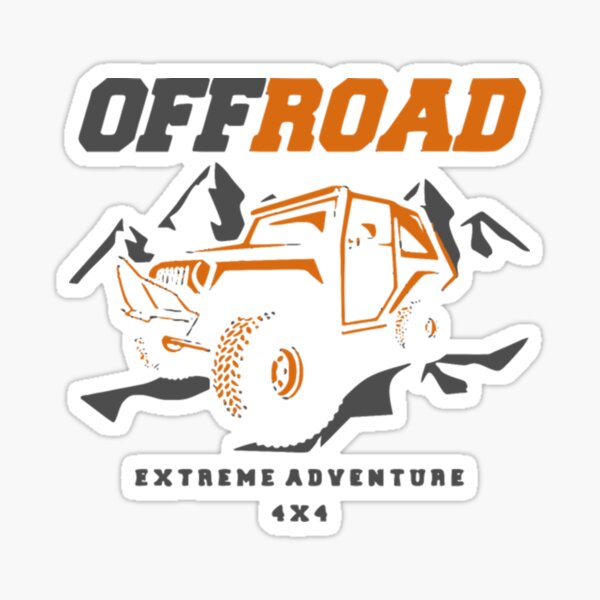 "Off Road 4x4 Extreme Adventure 4wd Dirt Vehicles" Sticker for Sale by ...
