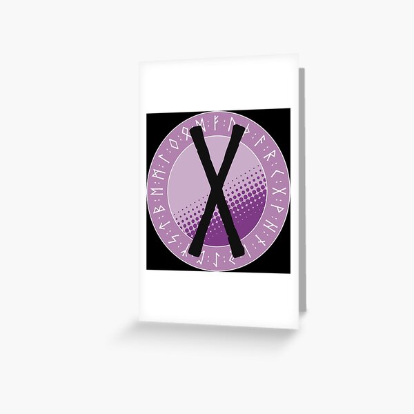 "Gebo (Gift) - Viking Runes and Runic Symbols" Greeting Card for Sale ...