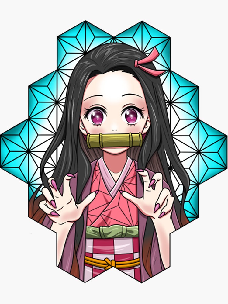 "Nezuko Kamado DS " Sticker for Sale by Ranmacdonald | Redbubble