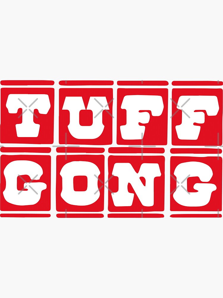 "Tuff Gong Records - Reggae Music" Sticker for Sale by Stoba74 | Redbubble