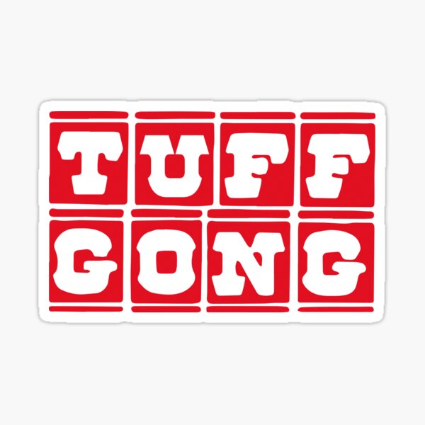 "Tuff Gong Records - Reggae Music" Sticker for Sale by Stoba74 | Redbubble