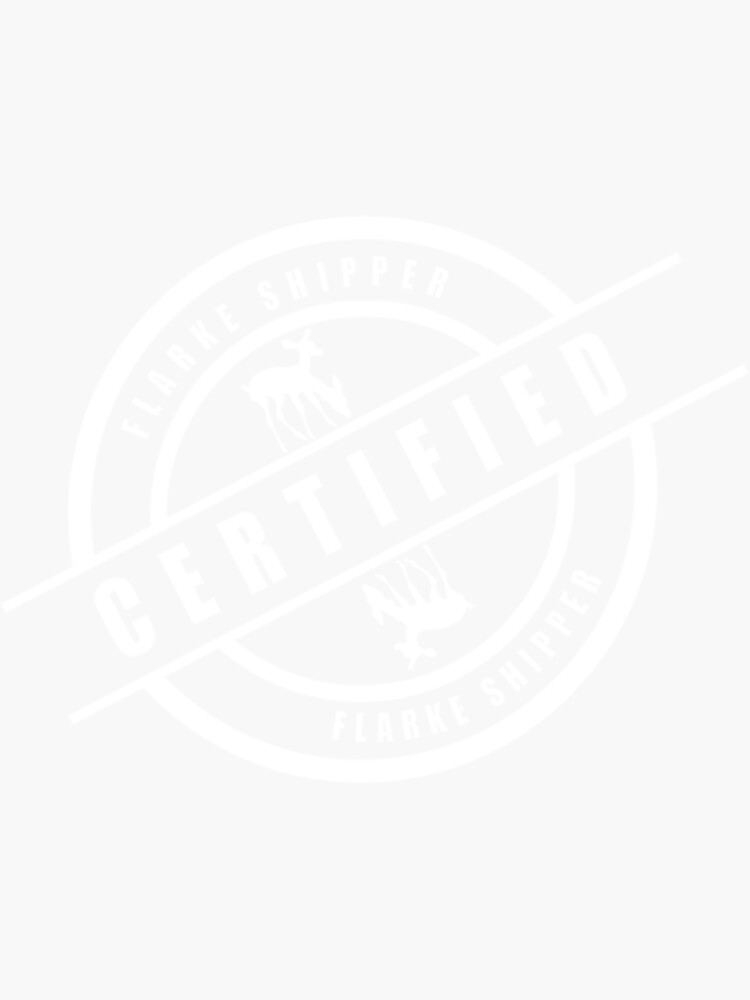 "Flarke Shipper " Sticker for Sale by Qualuxy | Redbubble