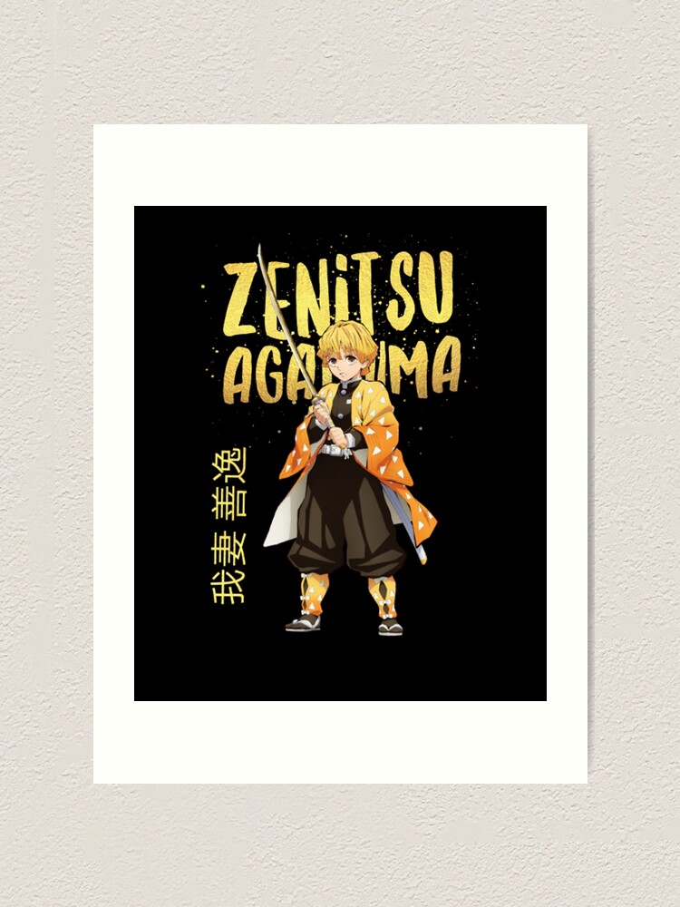 "Zenitsu Agatsuma DS Kimetsu no Yaiba DS " Art Print for Sale by ...