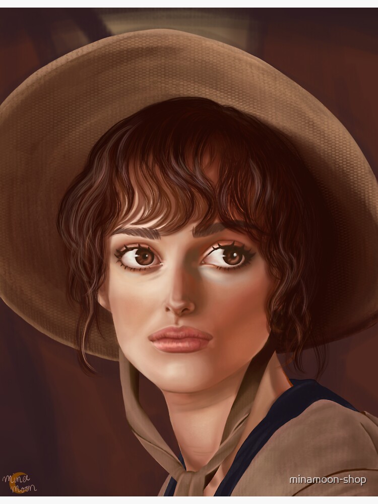 "Pride & Prejudice Elizabeth Bennet" Sticker for Sale by minamoon-shop ...