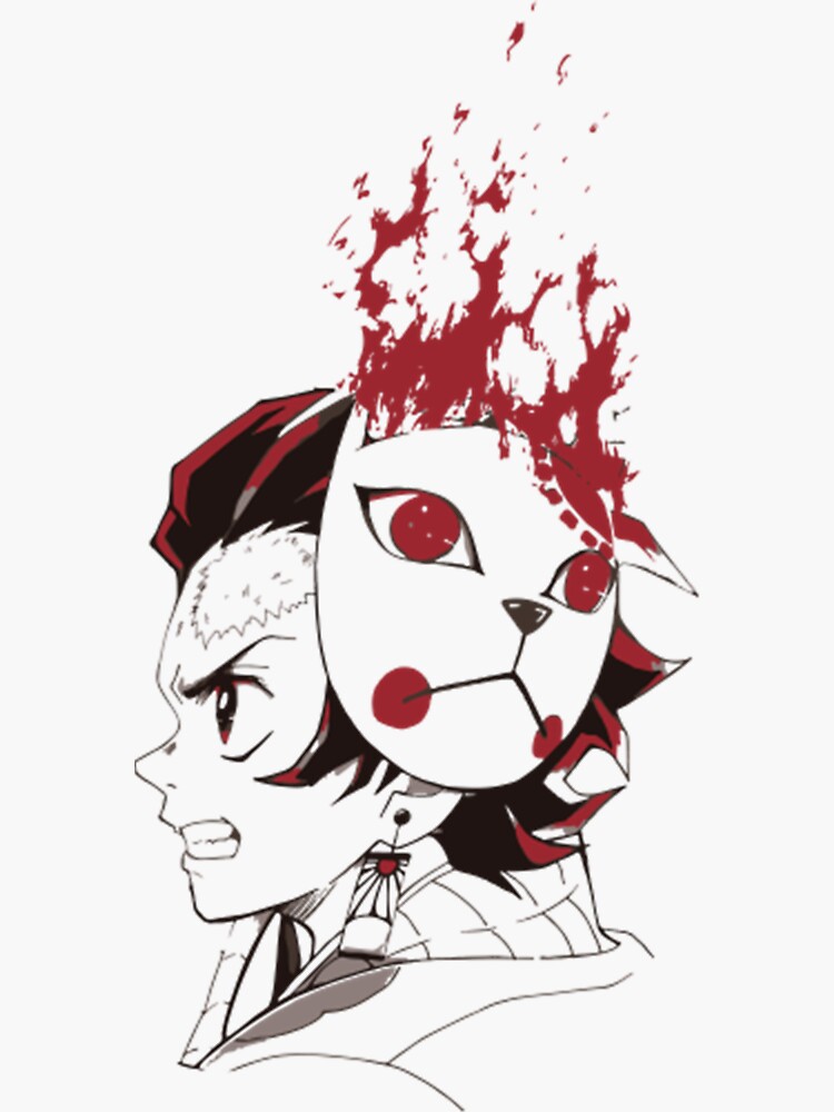 "Tanjiro DS " Sticker for Sale by Ranmacdonald | Redbubble