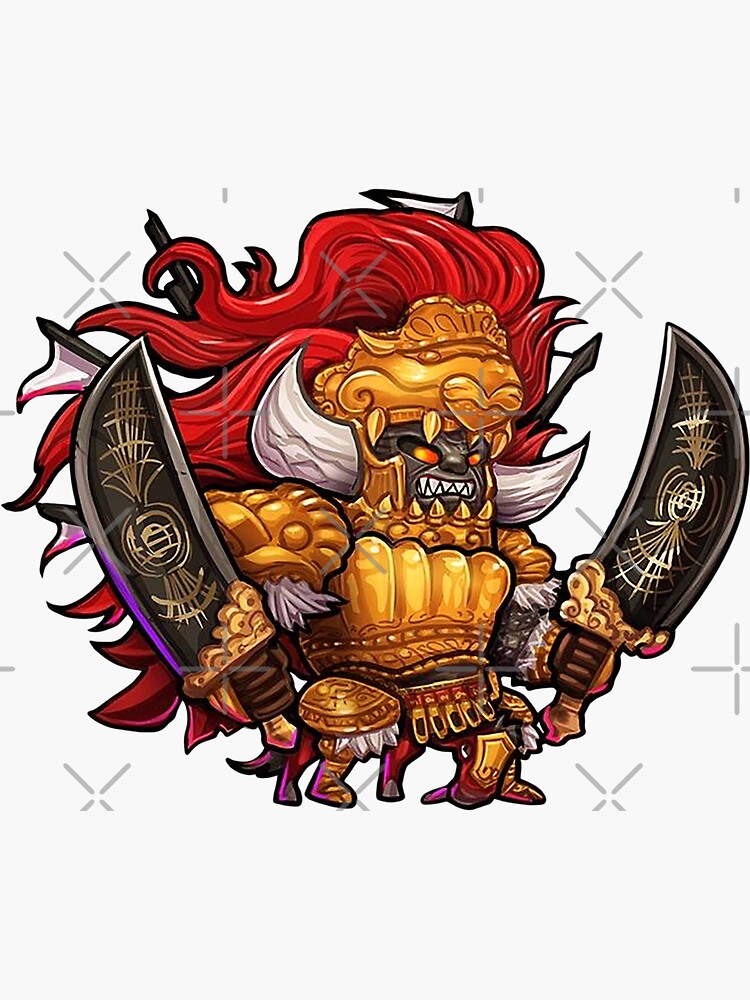 "Cute Radahn Elden Ring" Sticker for Sale by Hunter-Wolfman | Redbubble