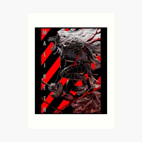 "Maliketh Anime Style Elden Ring" Art Print for Sale by Hunter-Wolfman ...