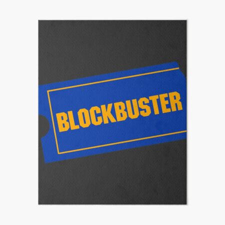 "Blockbuster Video Logo" Art Board Print for Sale by Gatti570769 ...