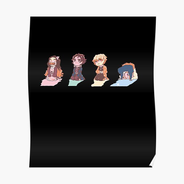 "DS Kimetsu no Yaiba Chibi team 2 DS " Poster for Sale by Ranmacdonald | Redbubble