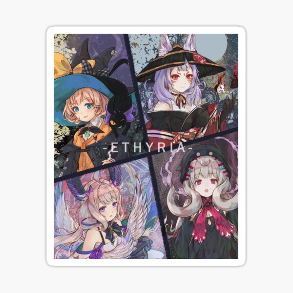 "Ethyria - Nijisanji EN" Sticker for Sale by artwala74 | Redbubble