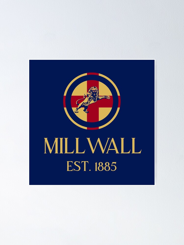 "Millwall England Gold" Poster for Sale by VRedBaller | Redbubble