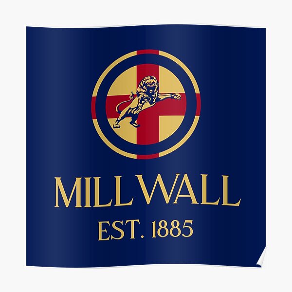 "Millwall England Gold" Poster for Sale by VRedBaller | Redbubble