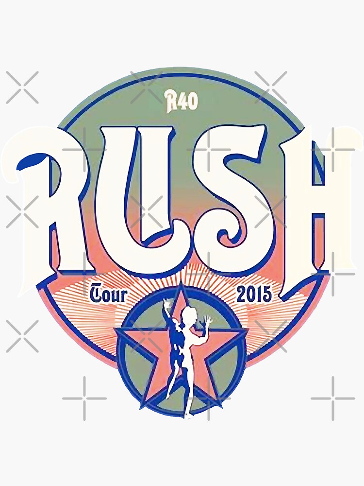 "Mens Funny Canadian Rush Rock Band Gifts For Music Fans" Sticker for ...