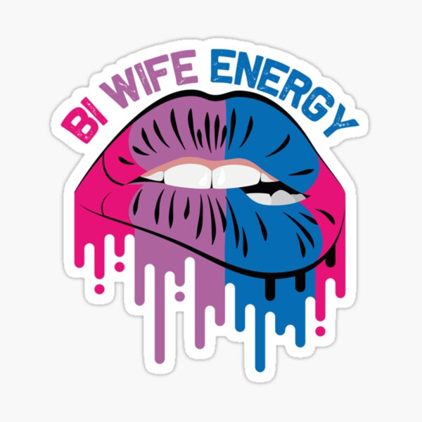 "Bi Wife Energy LGBTQ - Bi Wife Energy LGBTQ Support LGBT Bisexual Flag ...
